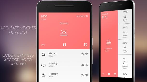 Weatherify Simple Flat Weather On Windows Pc Download Free 203 Comapppinglesingleweather 